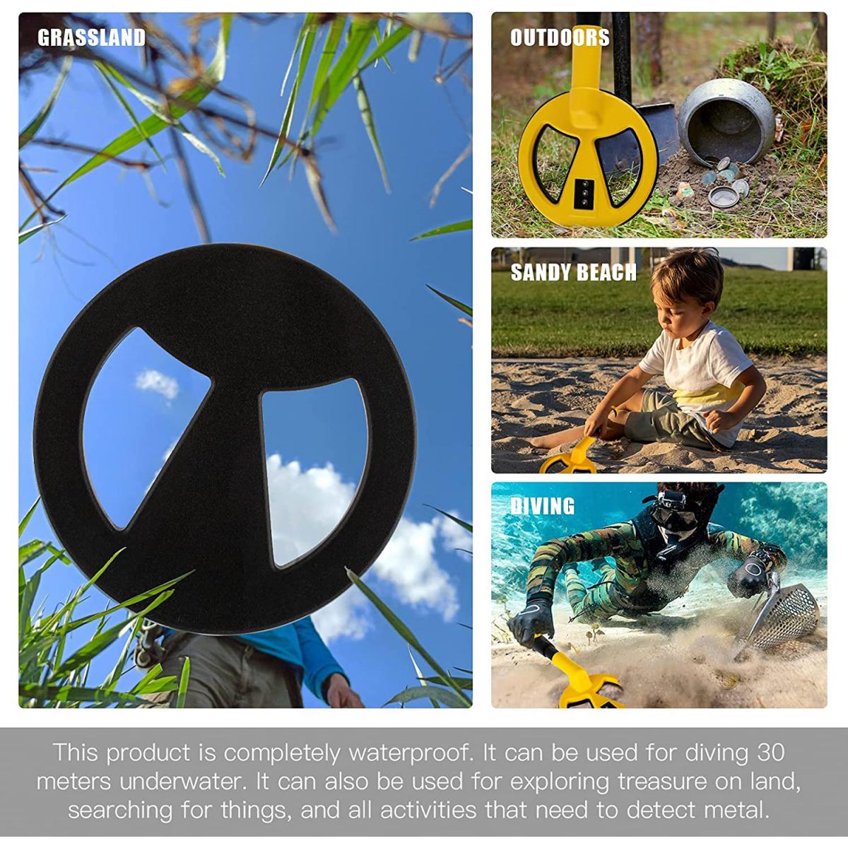 Underwater Hand Held Metal Detector-Waterproof Metal Detector - KENTFAITH