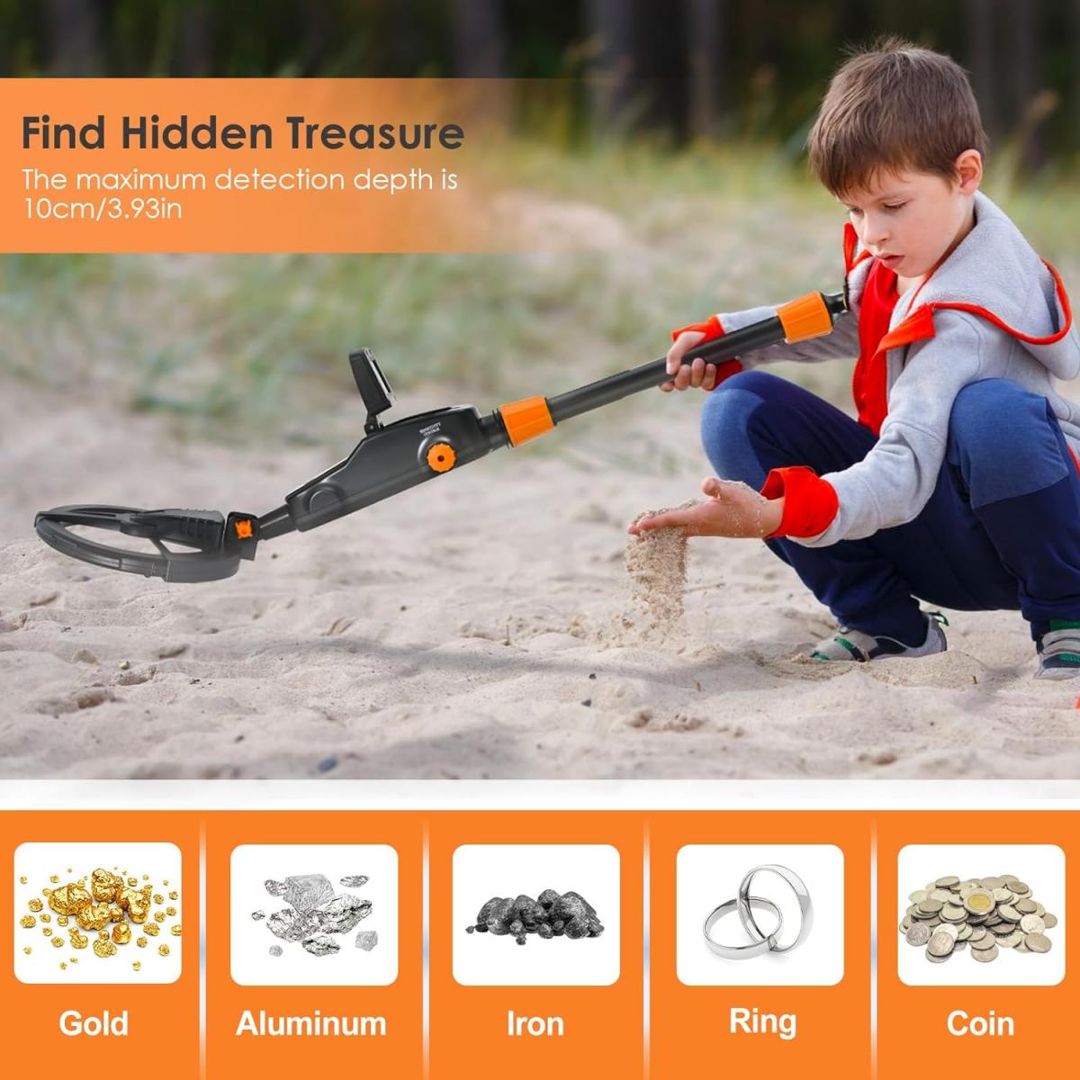Kids Metal Detector | Childrens Metal Detector - K&F Concept
