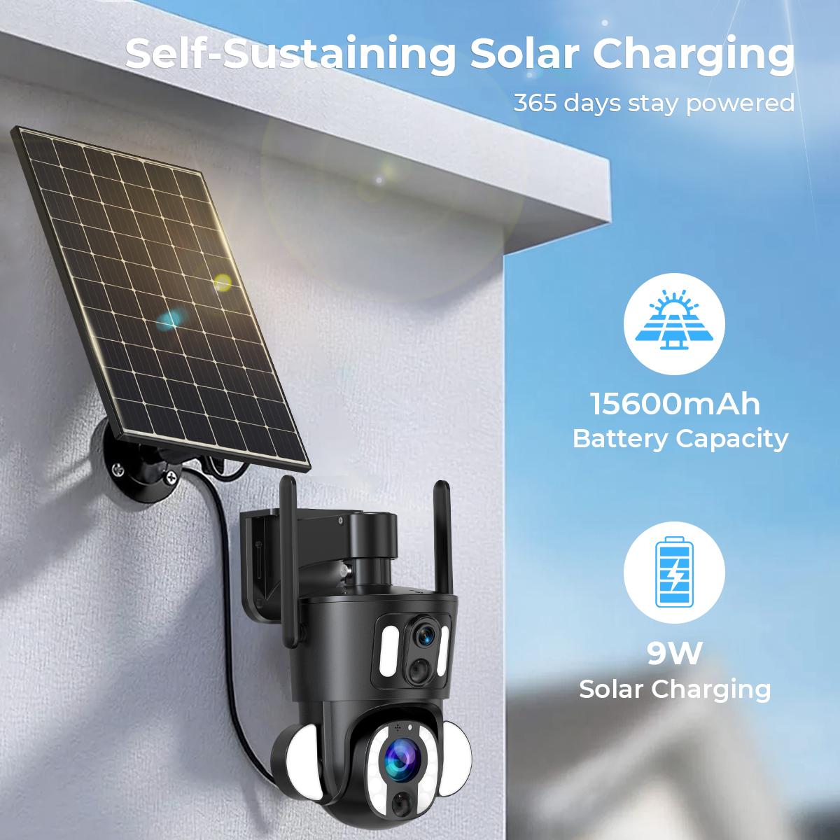 Off Grid Security Camera, 4G 10X | Kentfaith - KENTFAITH