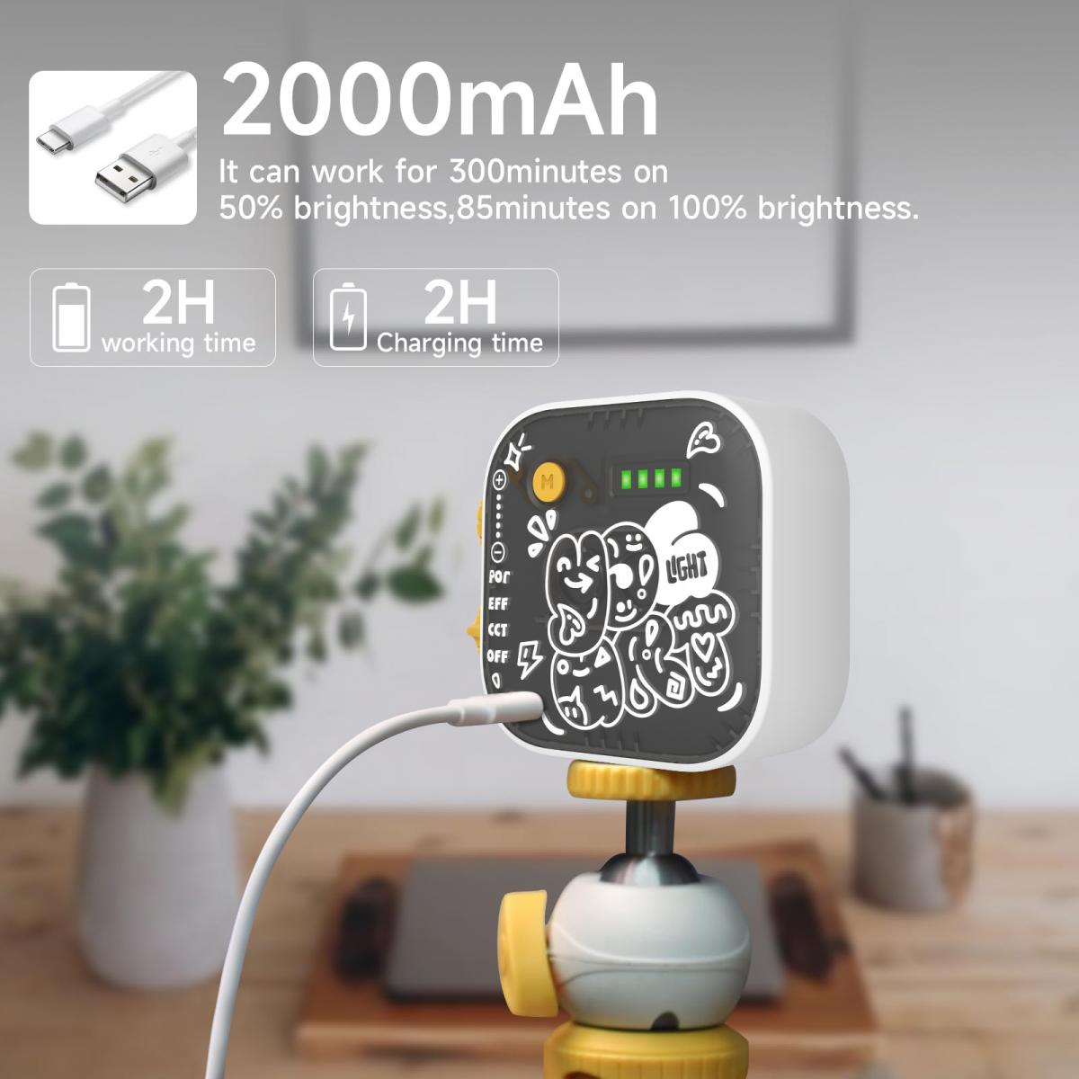 Mini Pocket Light Dual Color Temperature 3500-7500K - KENTFAITH
