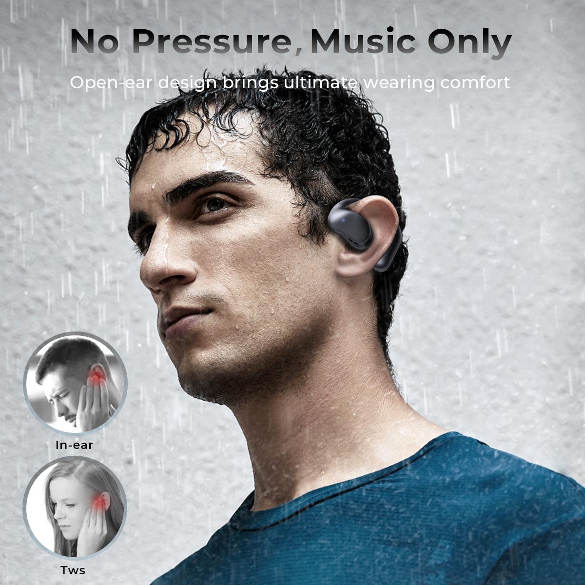 Best Open Ear Air Conduction Headphones Comfort - KENTFAITH
