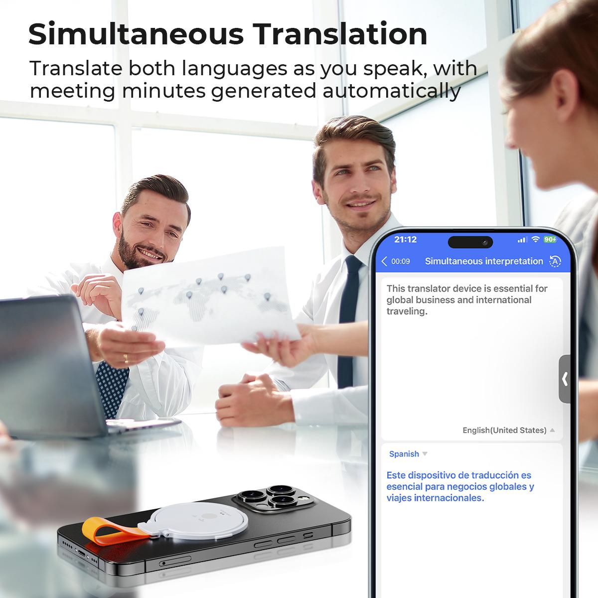 Instant Cross-APP Translator Device for Business & Trade, Video Call ...