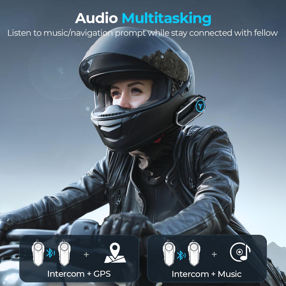 Waterproof Motorcycle Bluetooth Headset | Kentfaith - KENTFAITH