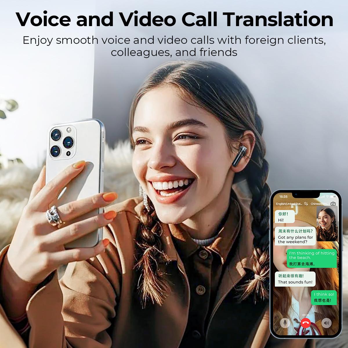Language Translator Earbuds Wireless - K&F Concept