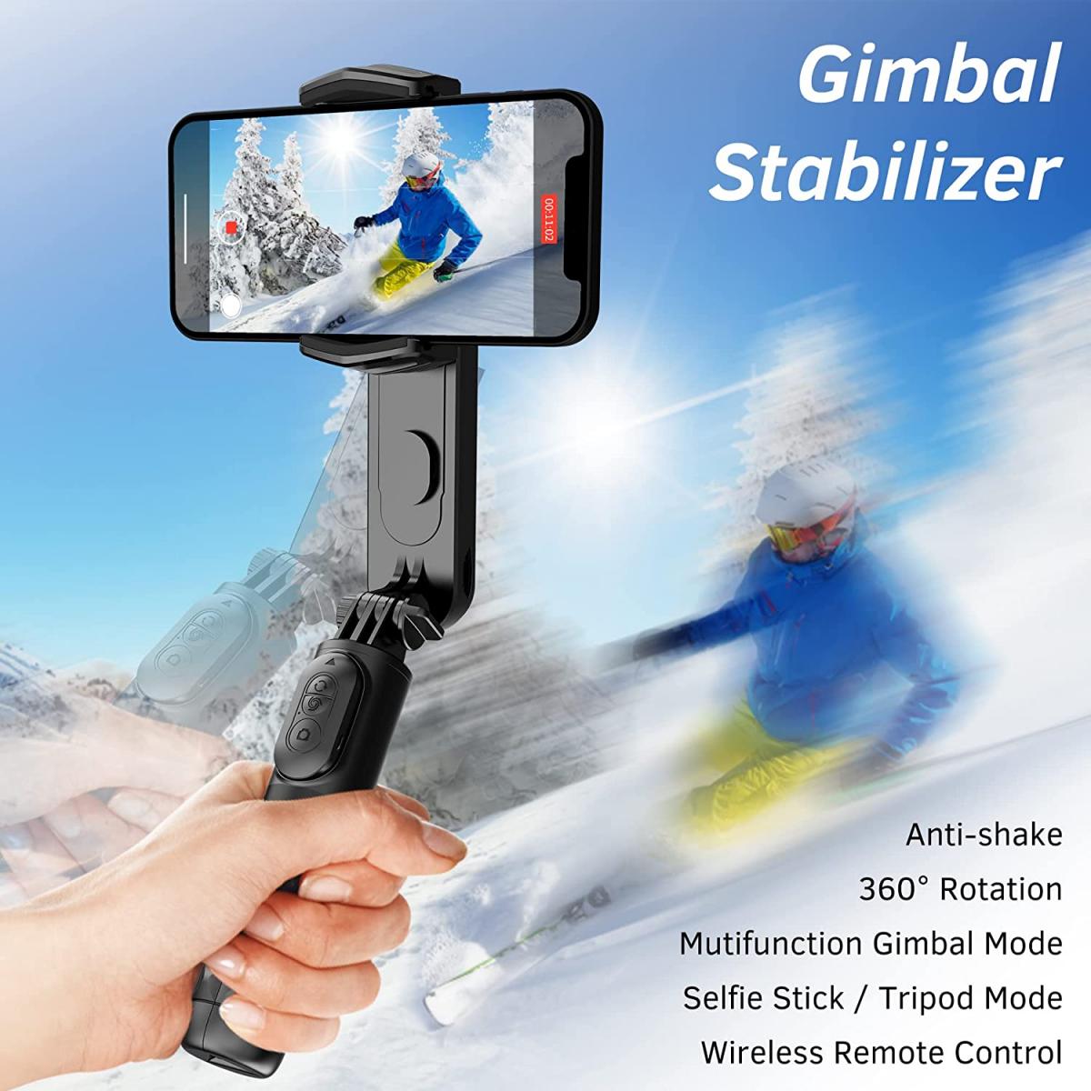 Wireless Remote Selfie Stick 360° Kentfaith
