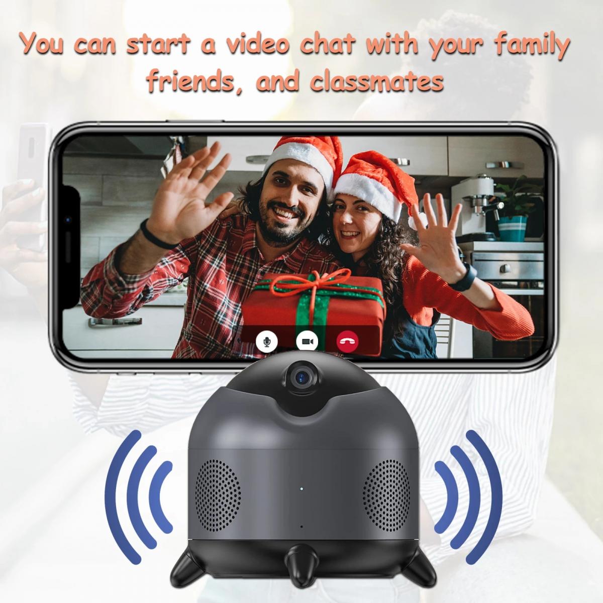 Smart Ai Battery Camera, M316 360° 3600Mah | Kentfaith - KENTFAITH