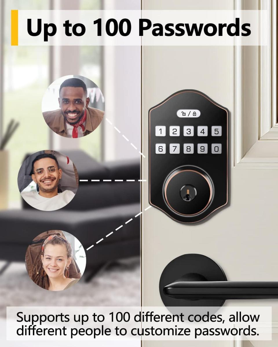 Smart Lock Keyless Home Entry K2 100 - KENTFAITH