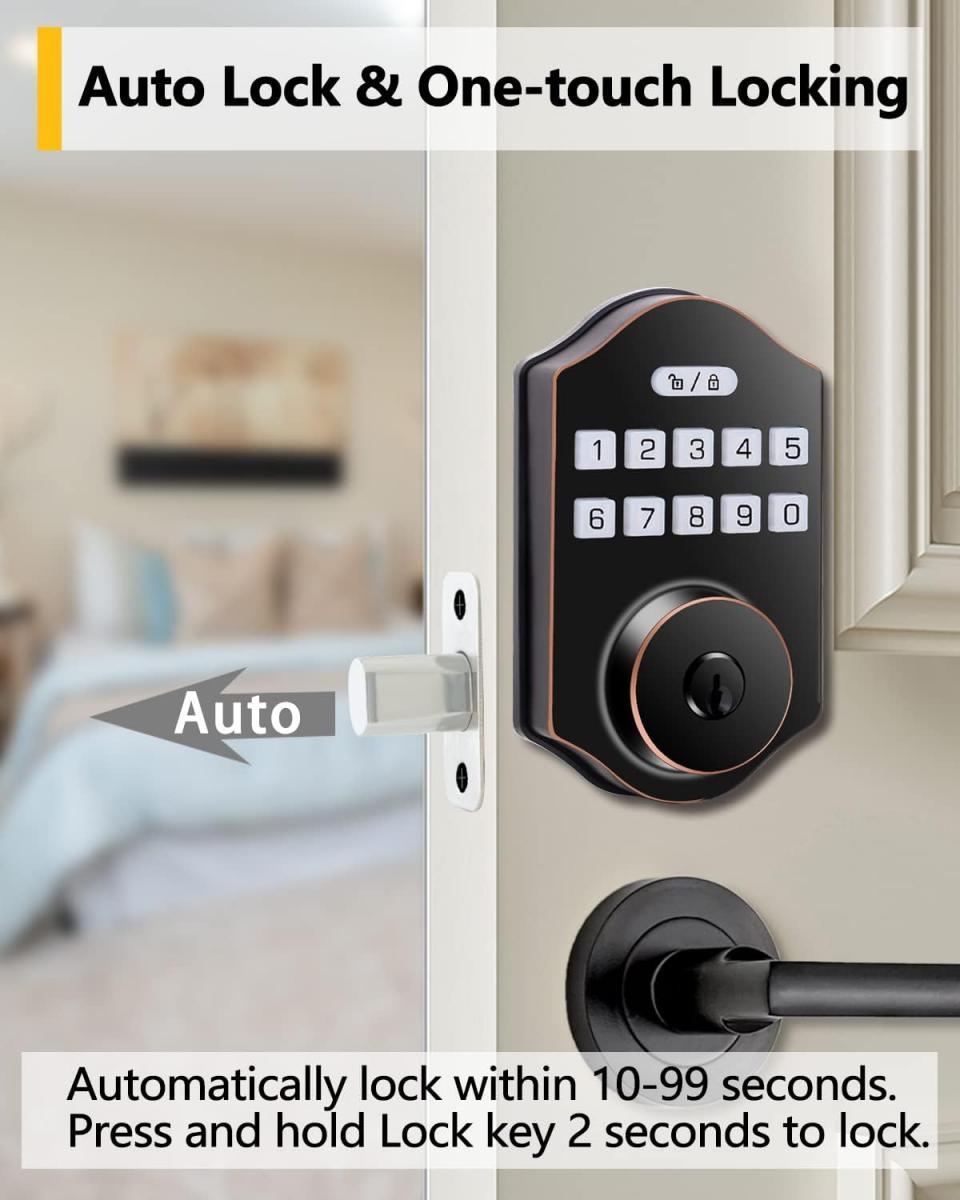 Smart Lock Keyless Home Entry K2 100 - KENTFAITH
