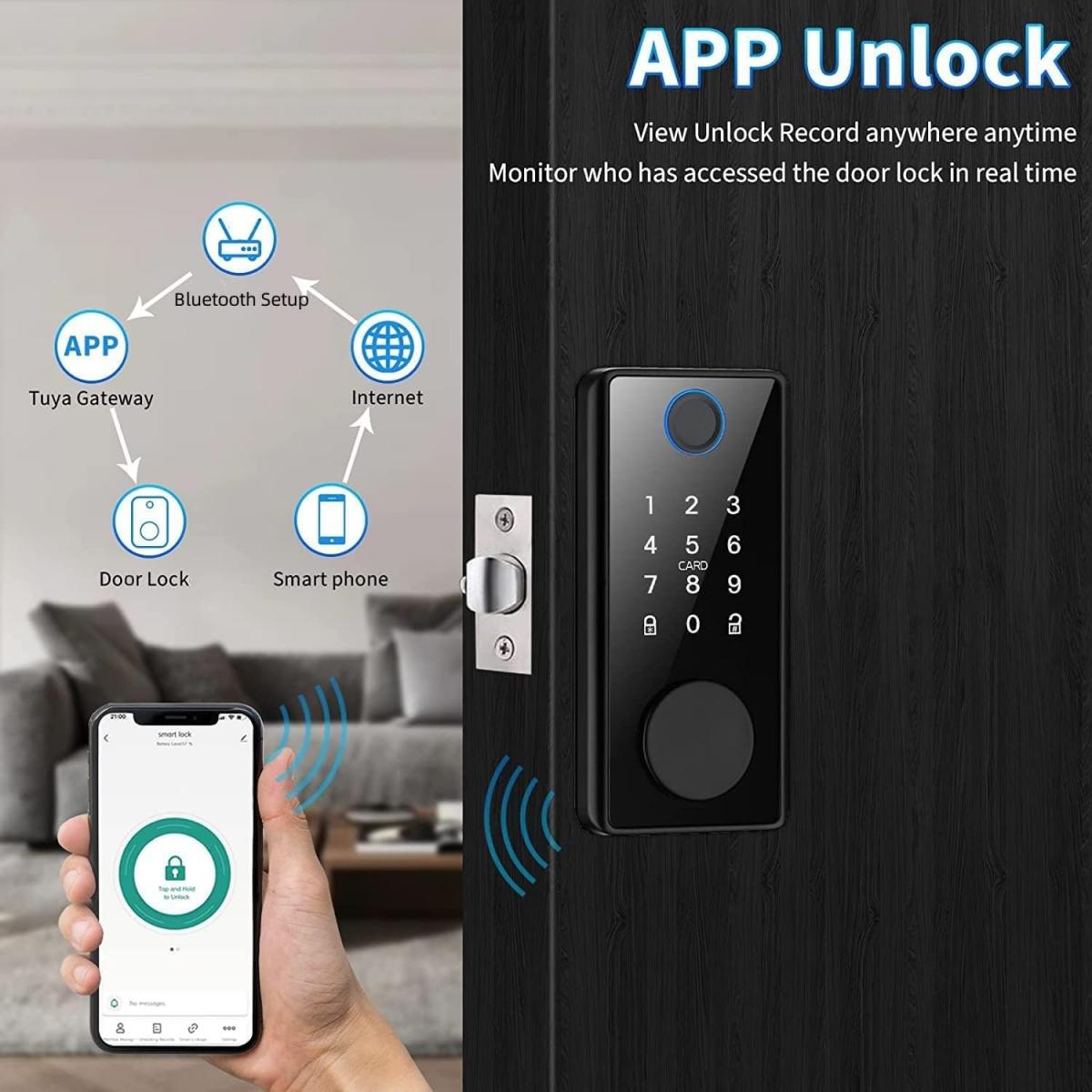 Advanced Intelligent Fingerprint Lock D8 | Kentfaith - K&F Concept