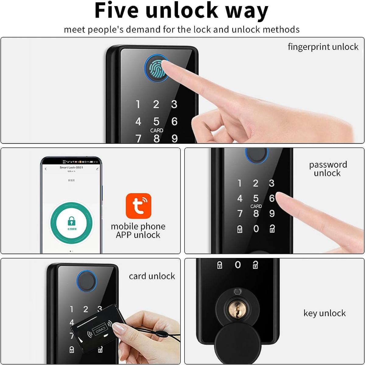 Advanced Intelligent Fingerprint Lock D8 | Kentfaith - K&F Concept