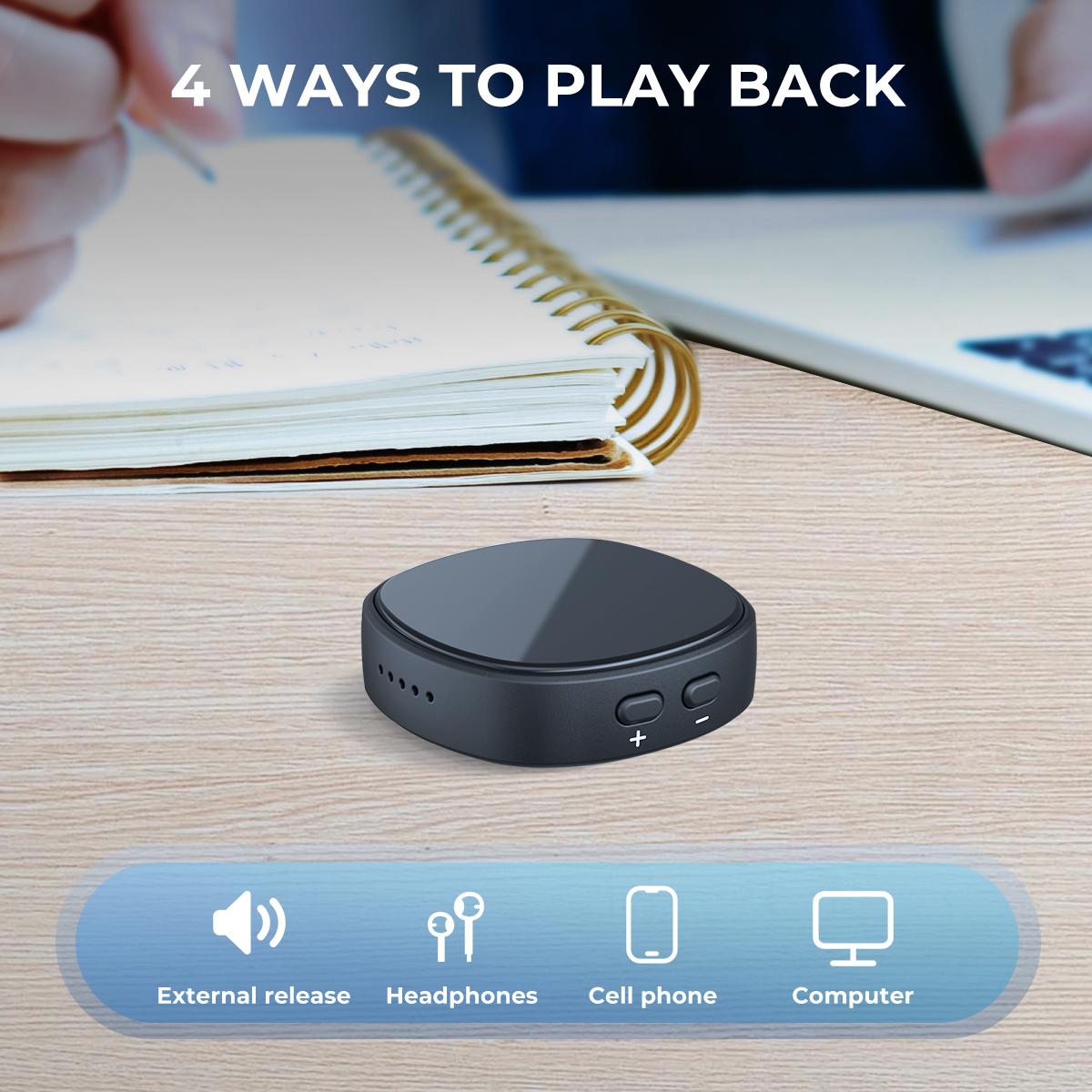 Mini Voice Recorder Voice-activated & Magnetic 64G 800 Hours Capacity ...