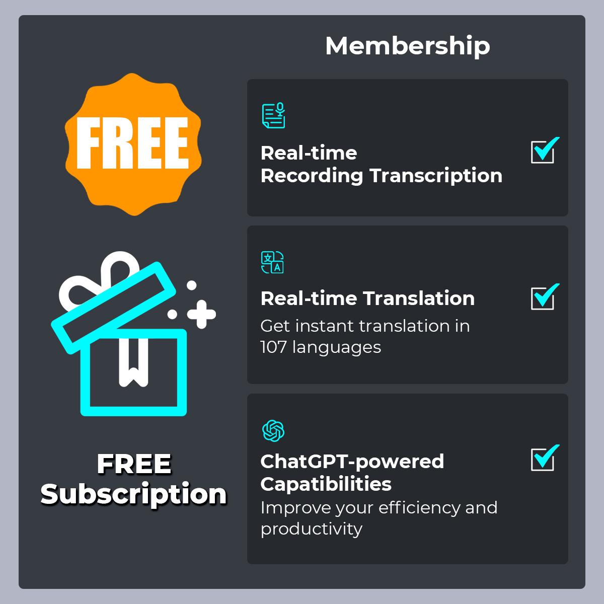 AI Voice Recorder with FREE Transcription Summary | AI Assistant - K&F ...
