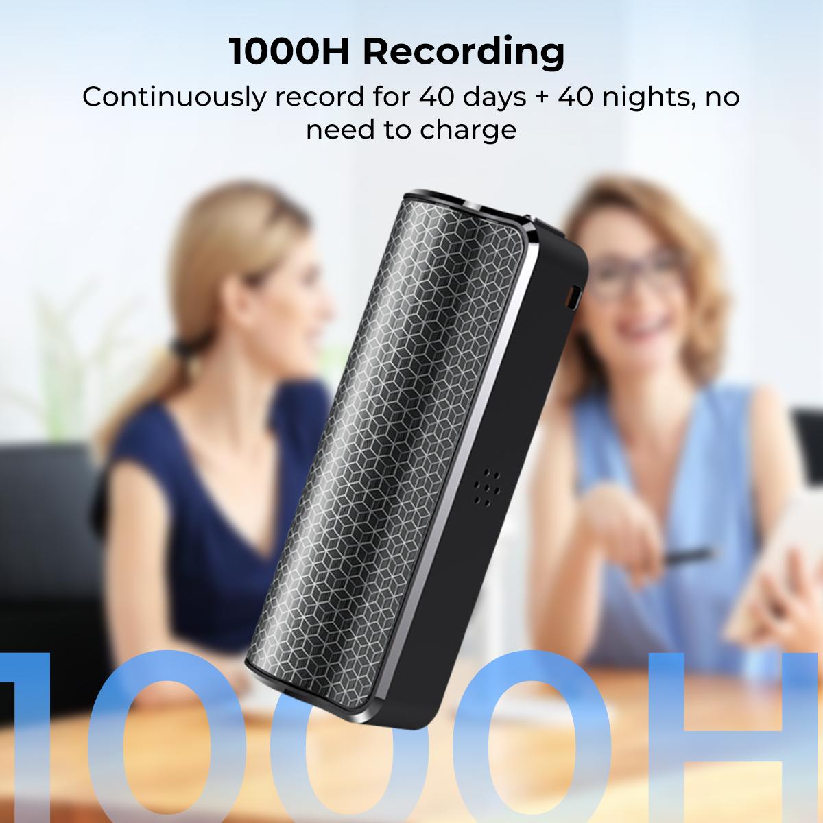 Digital Voice Recording 1000H 128G - KENTFAITH