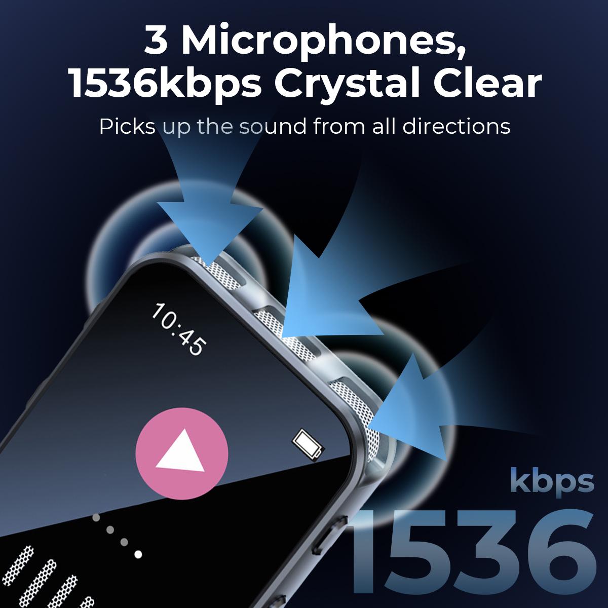 ボイス レコーダー 録音 128Gb | Kentfaith - K&F Concept