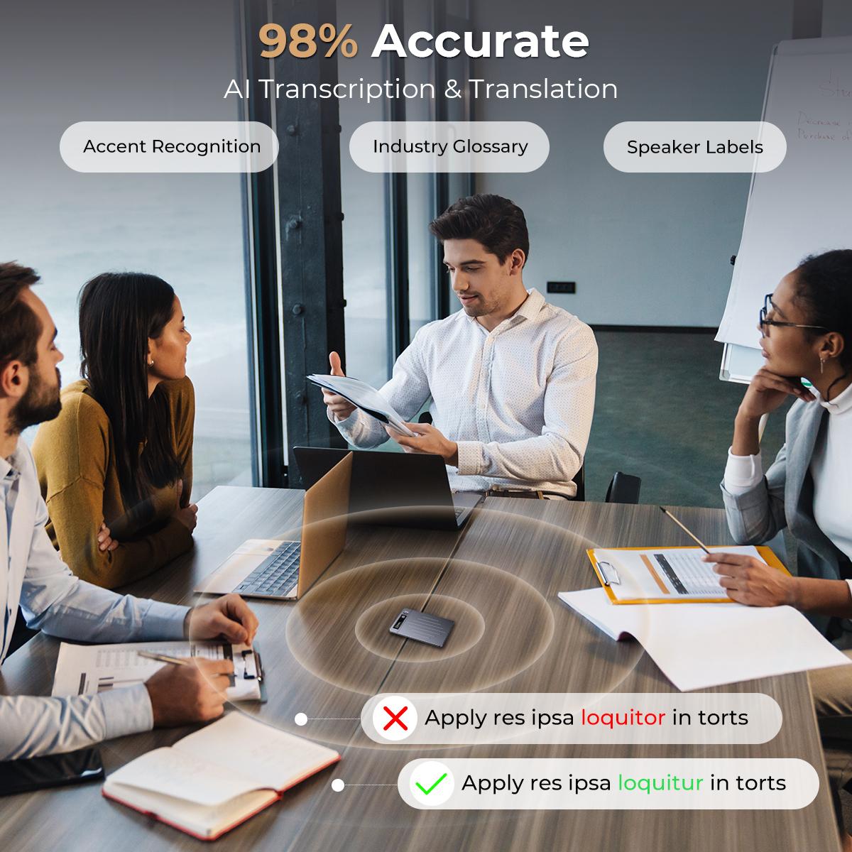 AI Voice Recorder & Note Taker | Kentfaith AI Electronics - K&F Concept