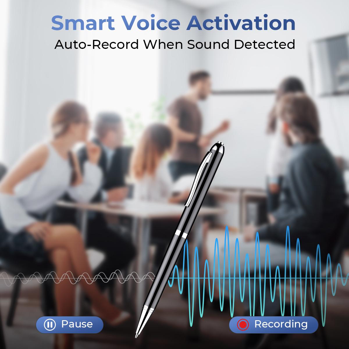 Hidden Audio Recorder Voice Activated, 128Gb | Kentfaith - KENTFAITH