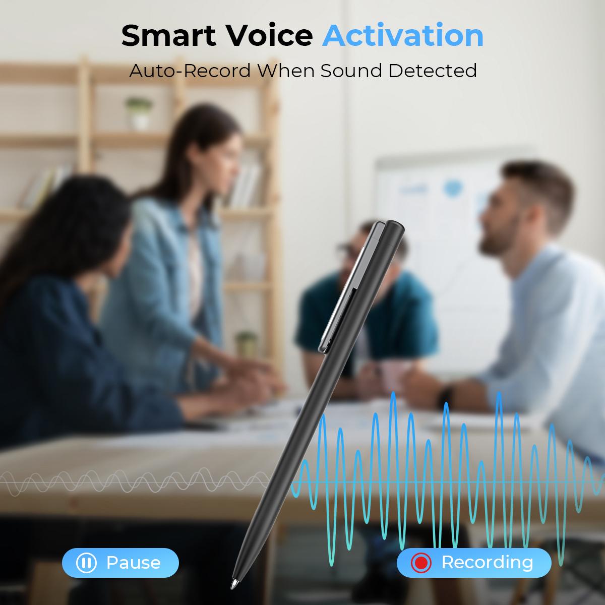 64GB Digital Voice Recorder 800 Hours Voice Activated Recorder with ...