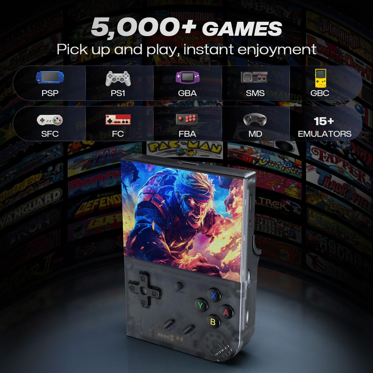 Handheld Game Console With Built In Games, 5,000+ Classic - KENTFAITH