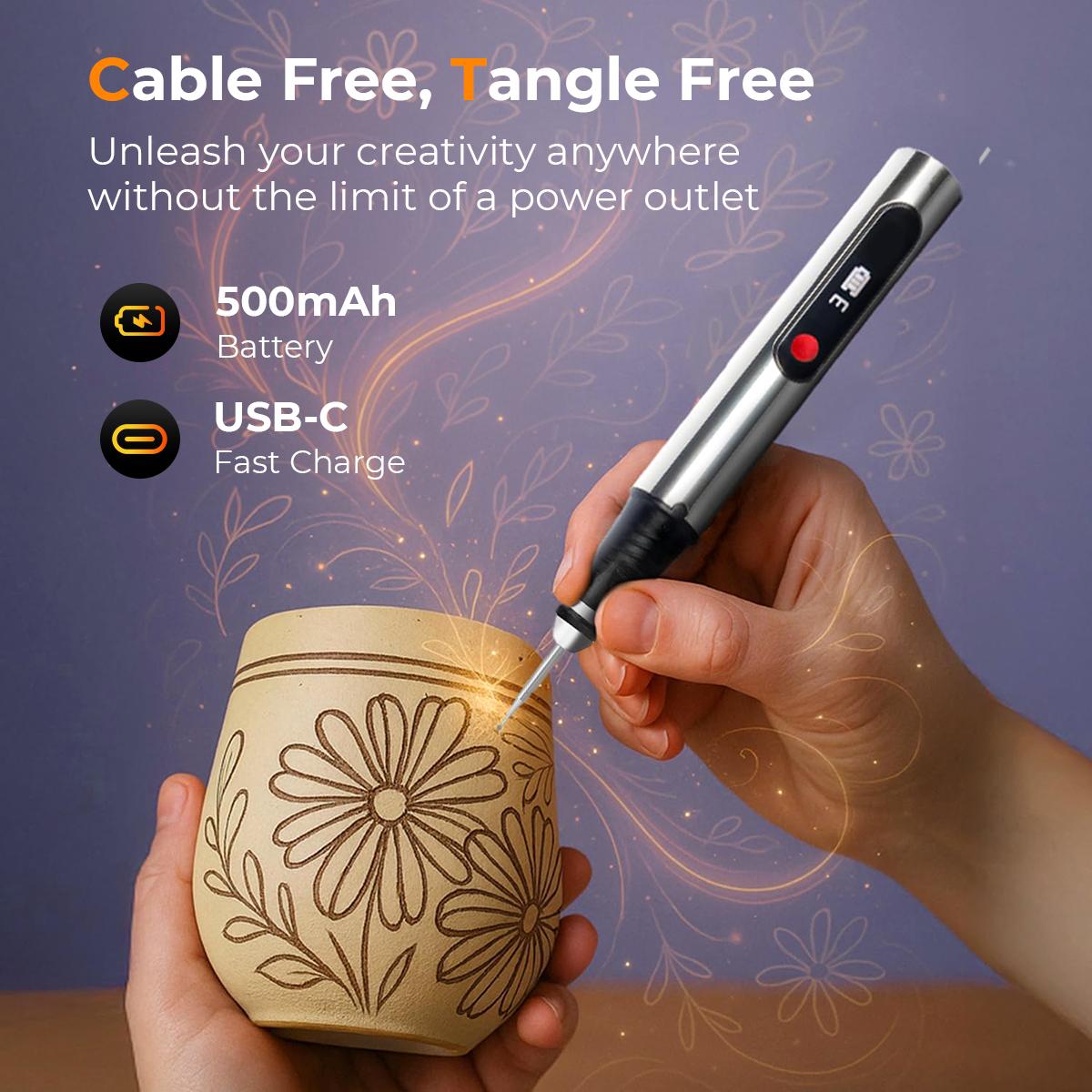 Engraving Pen For Metal, 30 Bits - KENTFAITH
