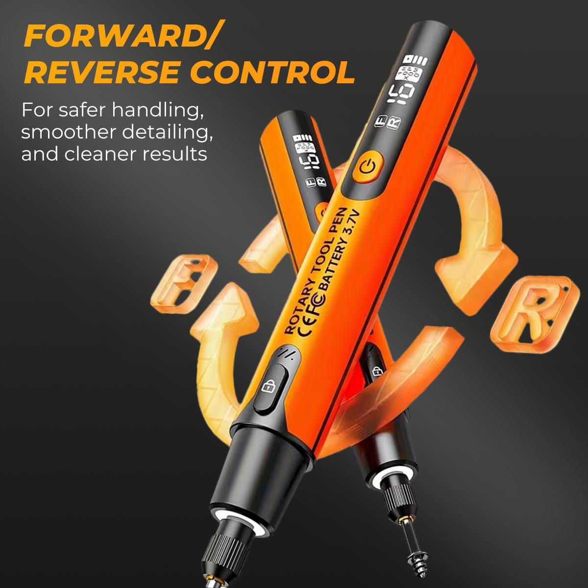 Mini Cordless Rotary Tool Kit, 39-in-1 Set, 6 Speeds Max 16000 RPM, 3 ...