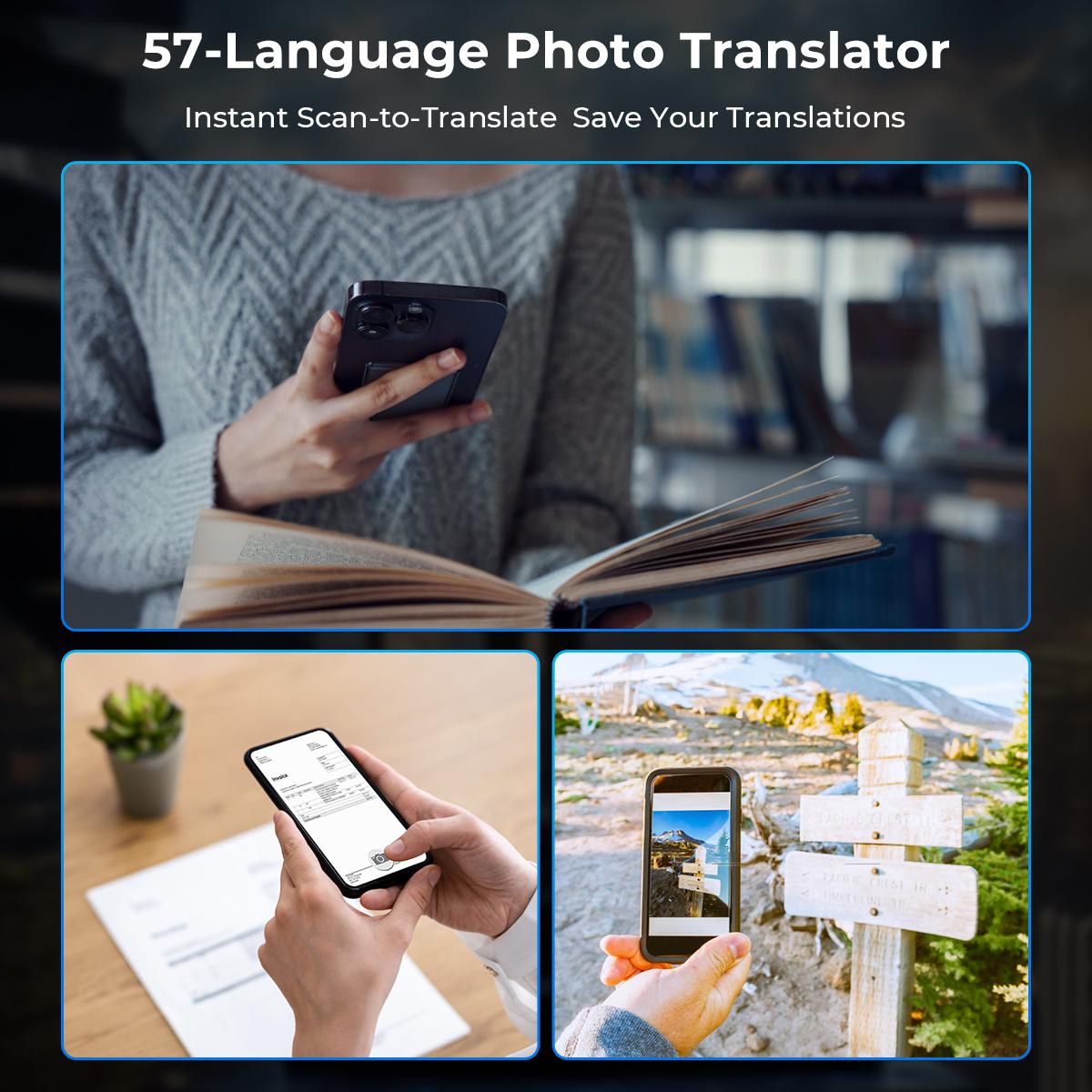 AI Translator Recorder for Business & Trade, 150 Languages, Transcribe ...