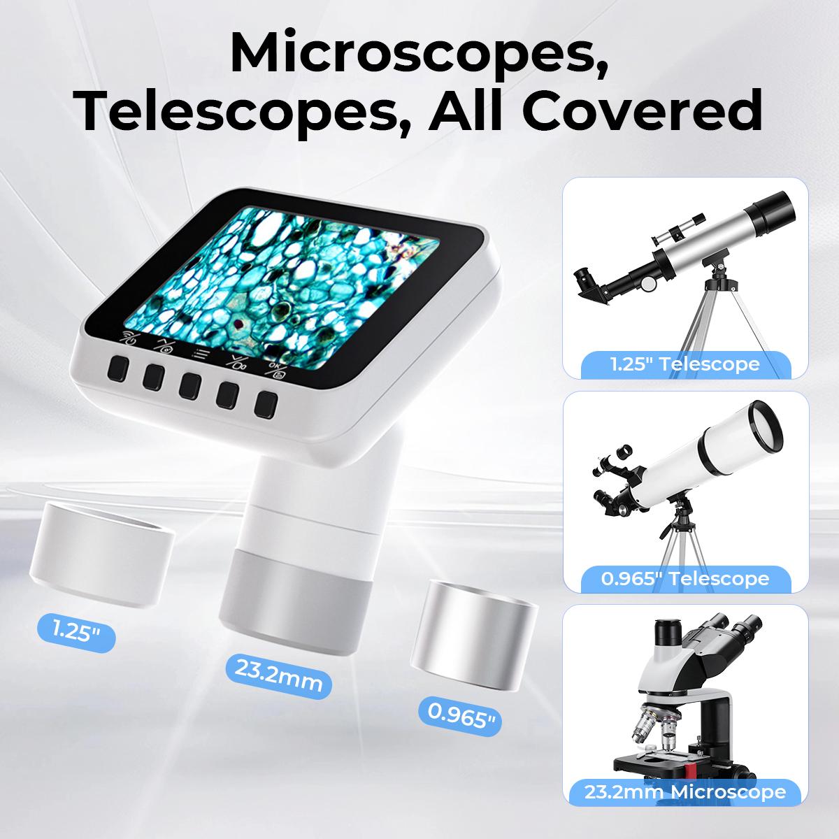 1080P Microscope Camera with 2.8" Screen | Kentfaith - K&F Concept