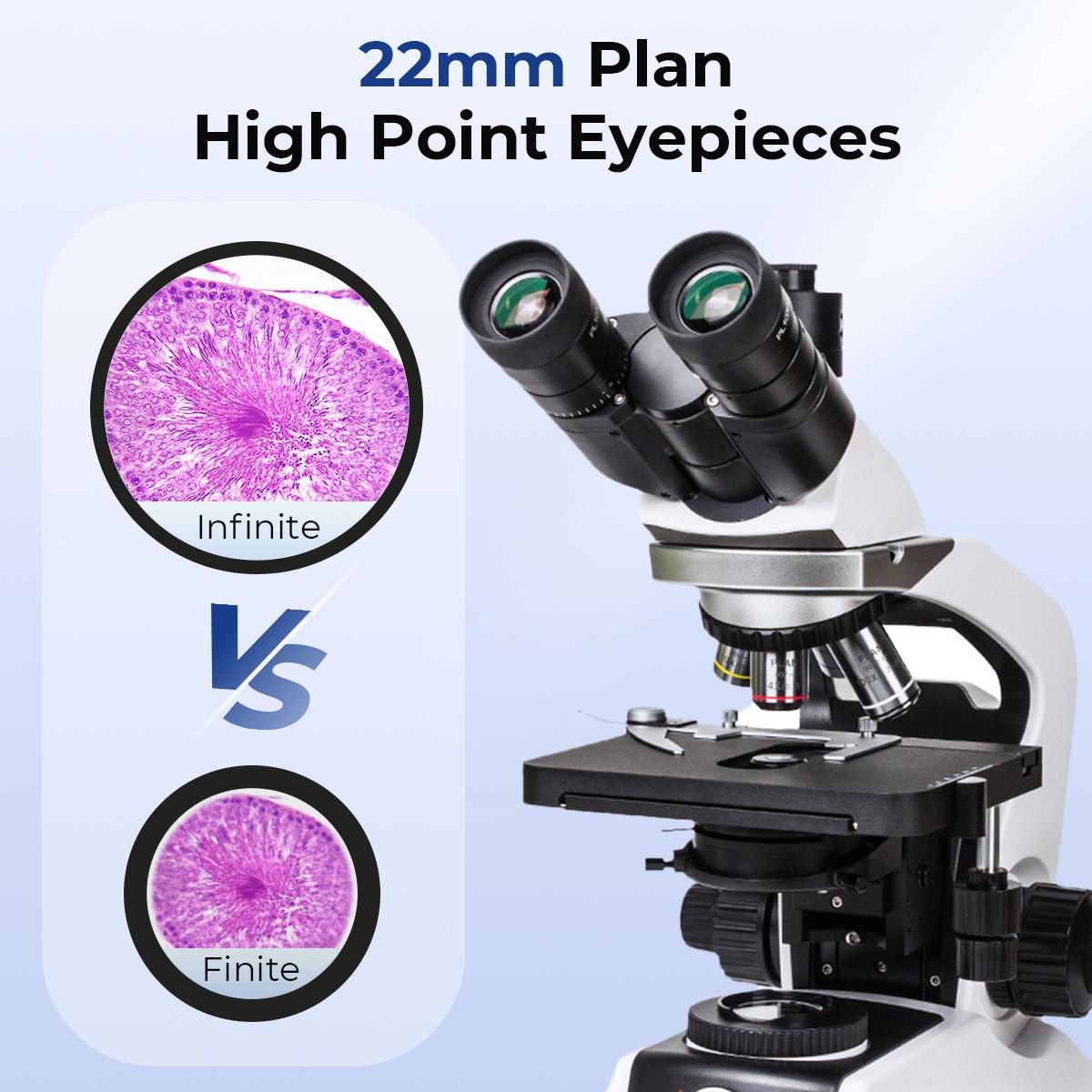Compound Microscope for Laboratory, Professionals, Research, with ...