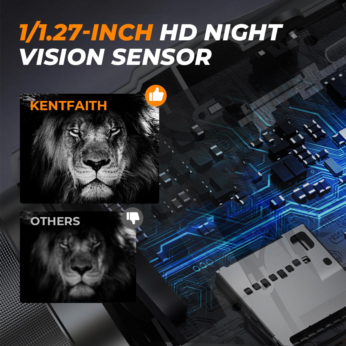 Night Vision Monocular 4K Photos 1080P Videos, 2" Screen, 3000mAh ...