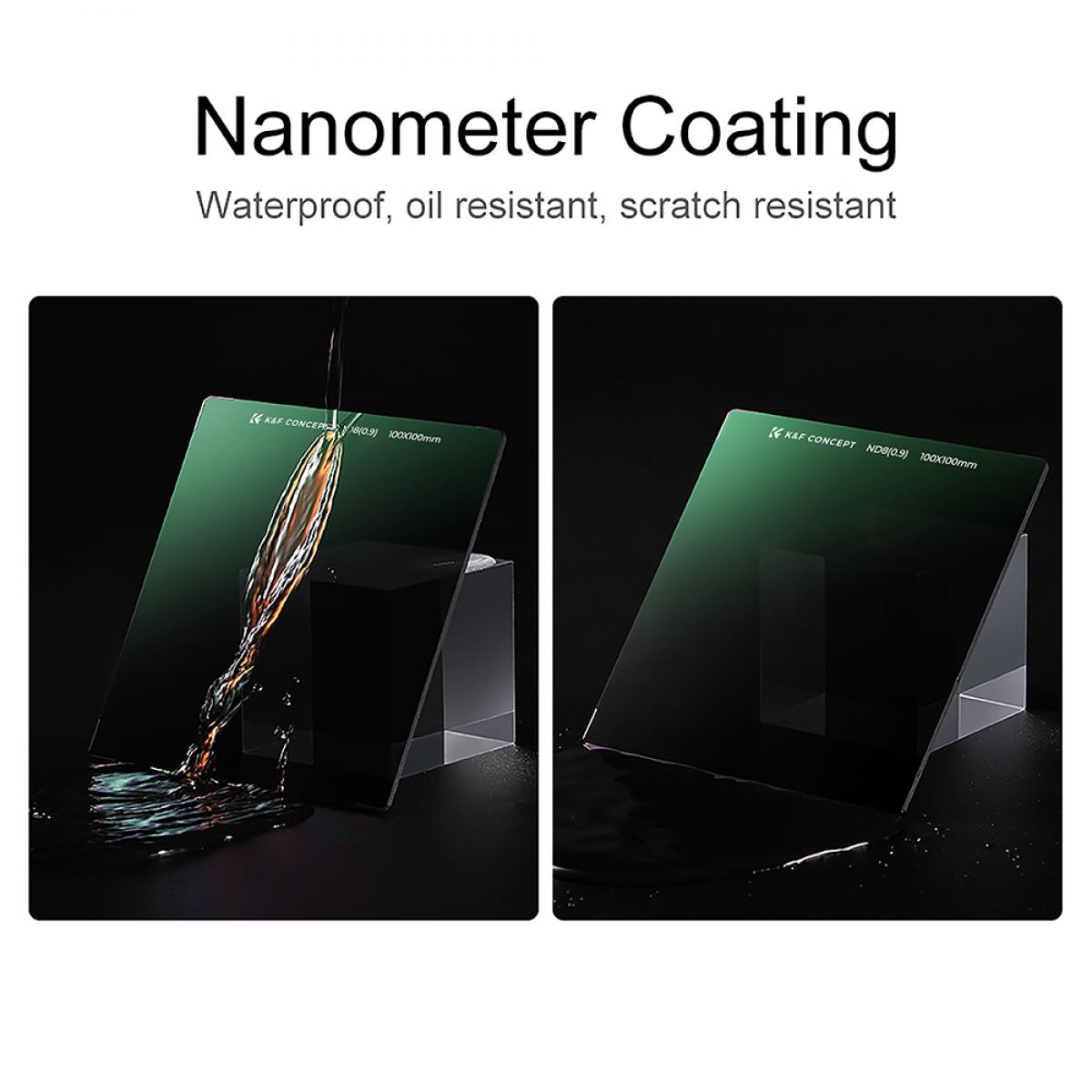 Camera Lens Neutral Density Filters Square ND8 100*100mm - KENTFAITH