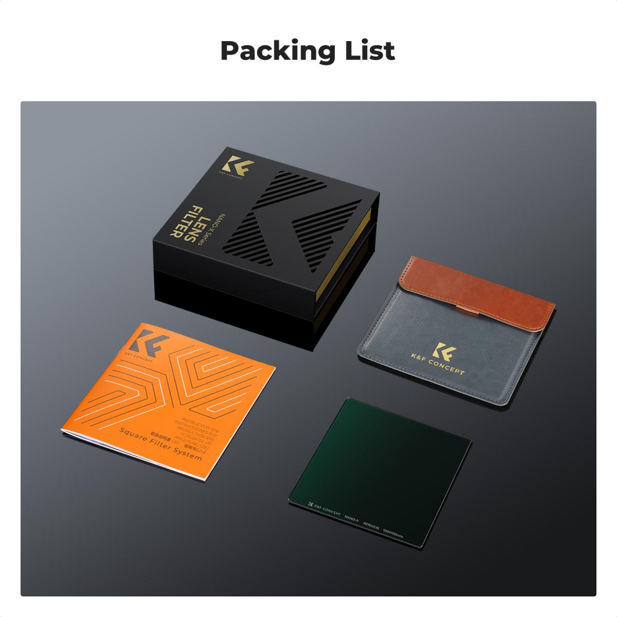 Cokin 6 Stop Nd Filter, Nd64 100*100Mm (1.8/6 Stops) | K&F Concept ...