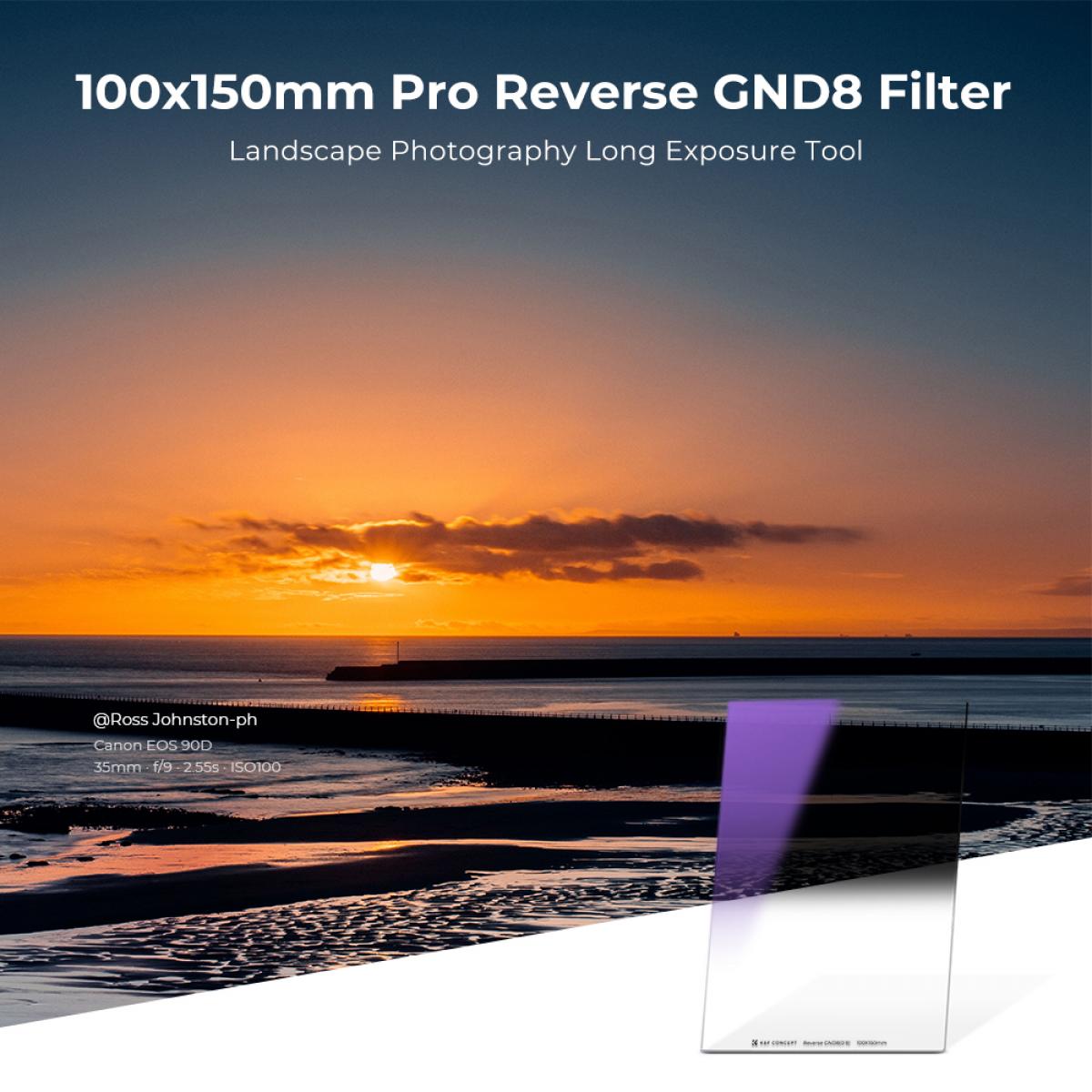 Square Neutral Density Filters Nd8 100*150Mm (0.9/3 Stops) K&F Concept ...