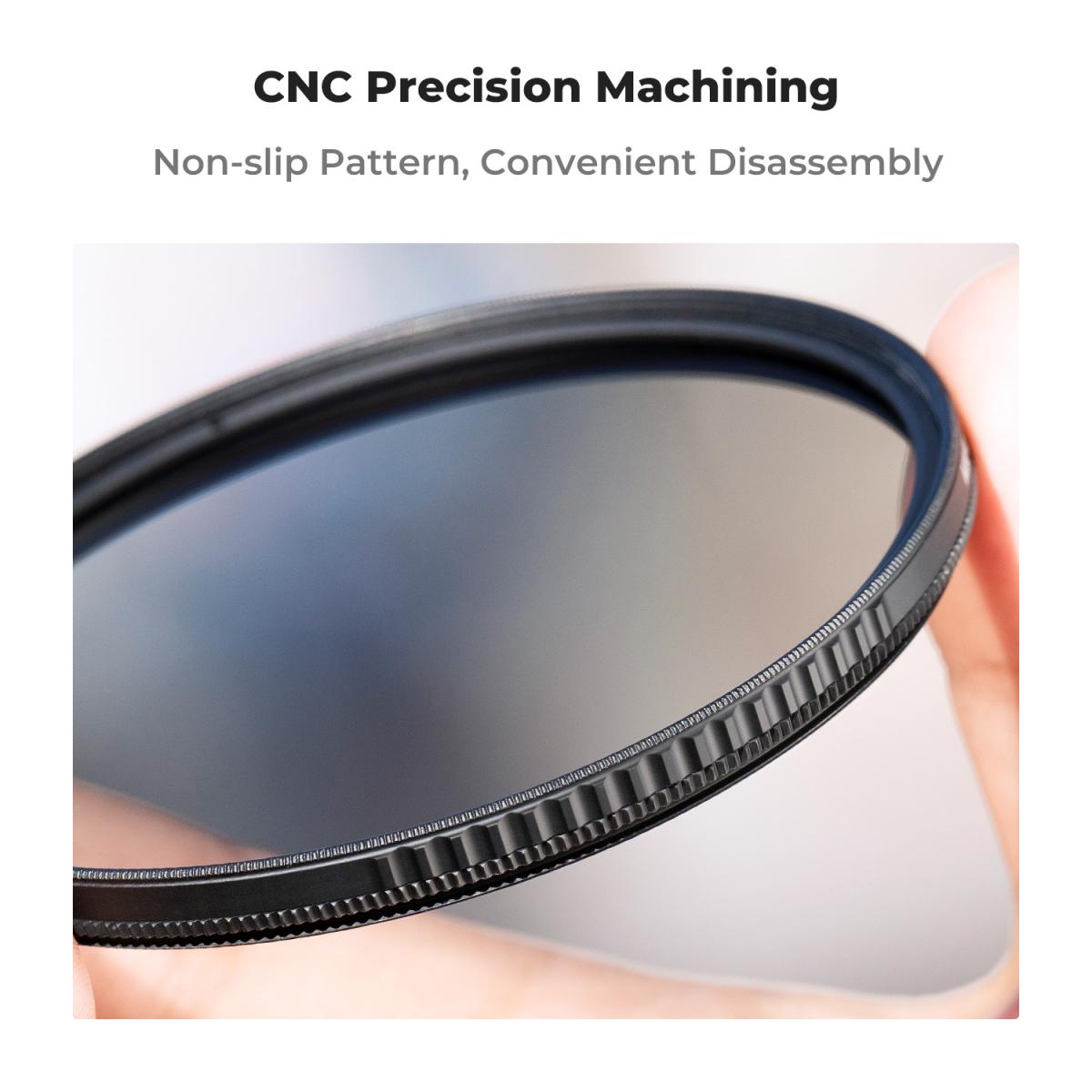 82mm Circular Polarizer Filter with Cap Nano-Klear Series - KENTFAITH