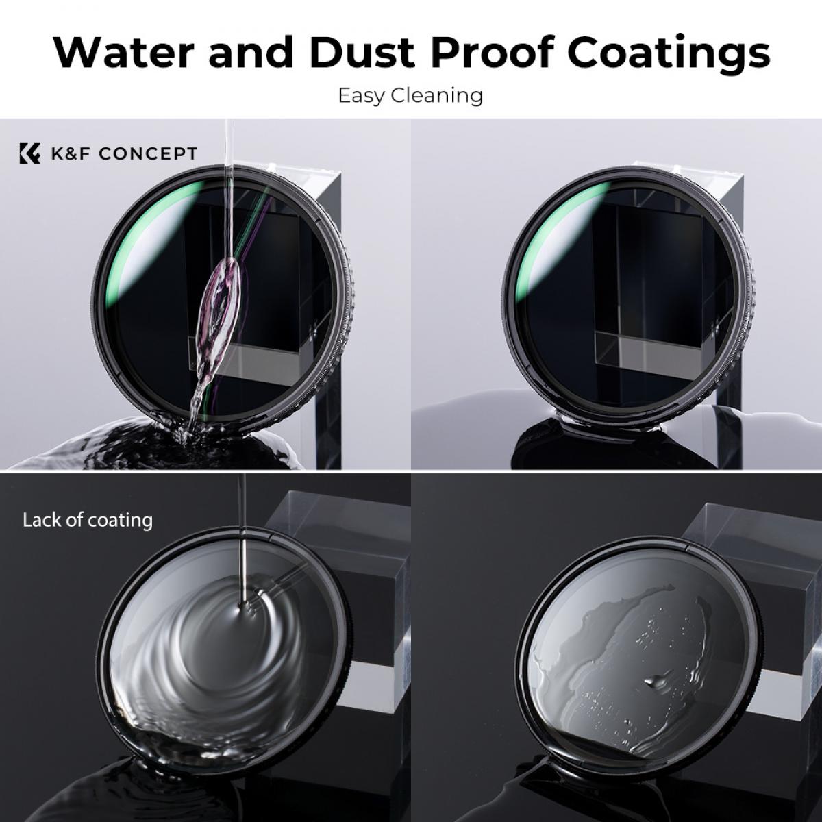 49mm Variable ND Filter ND32-512 (5-9 Stops) Neutral Density Lens ...