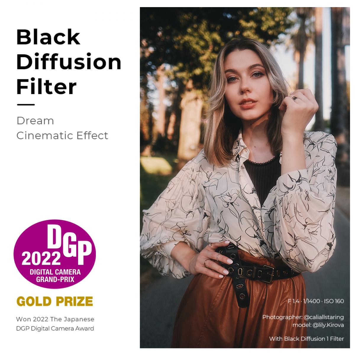 82mm Black Mist Filter 1/2 Special Effects Filter - K&F Concept