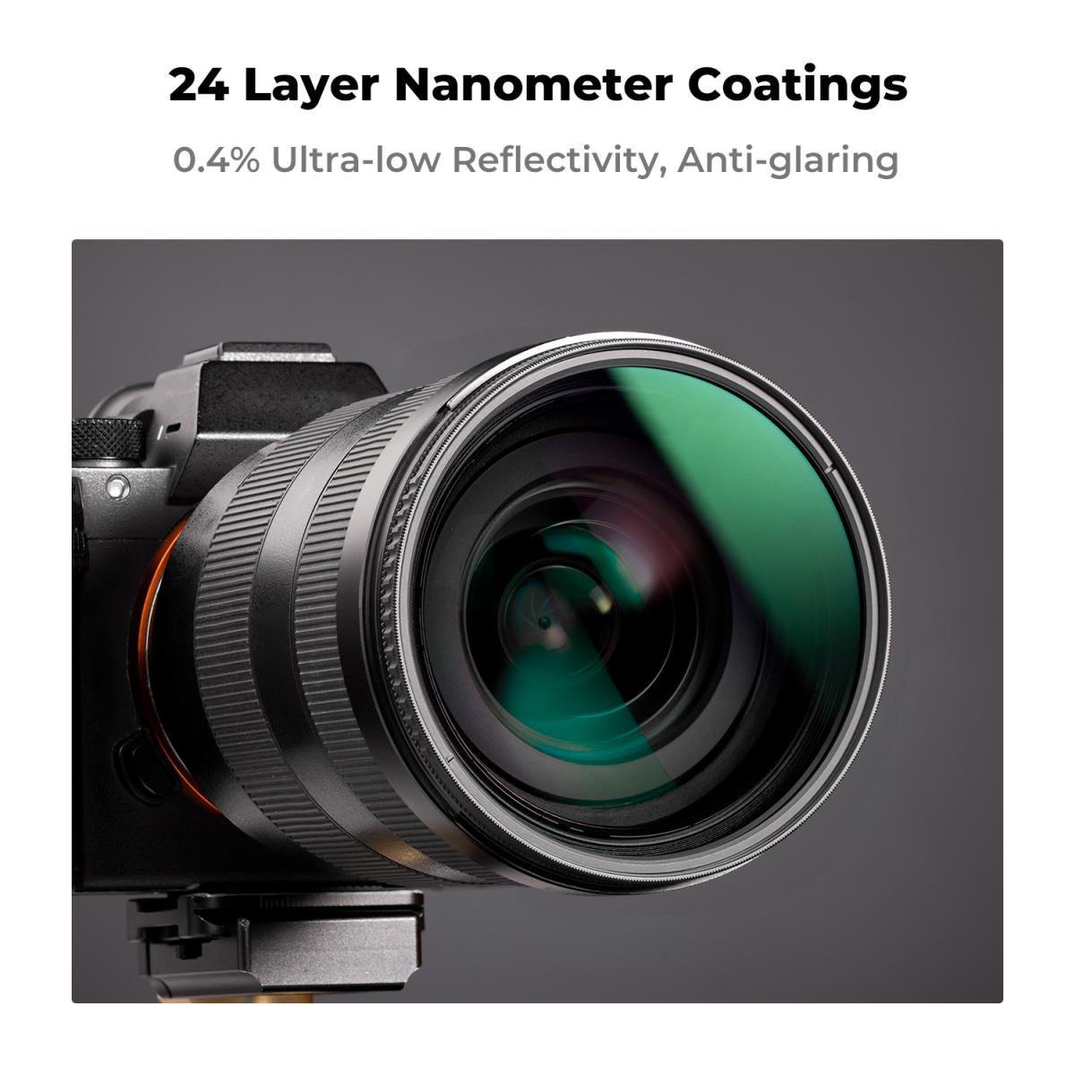 Polarizing Glass Filter Camera 62Mm 24 K&F Concept - KENTFAITH