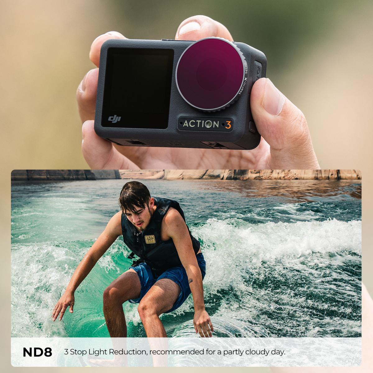 DJI Action 3 ND Filter with Single-sided - KENTFAITH