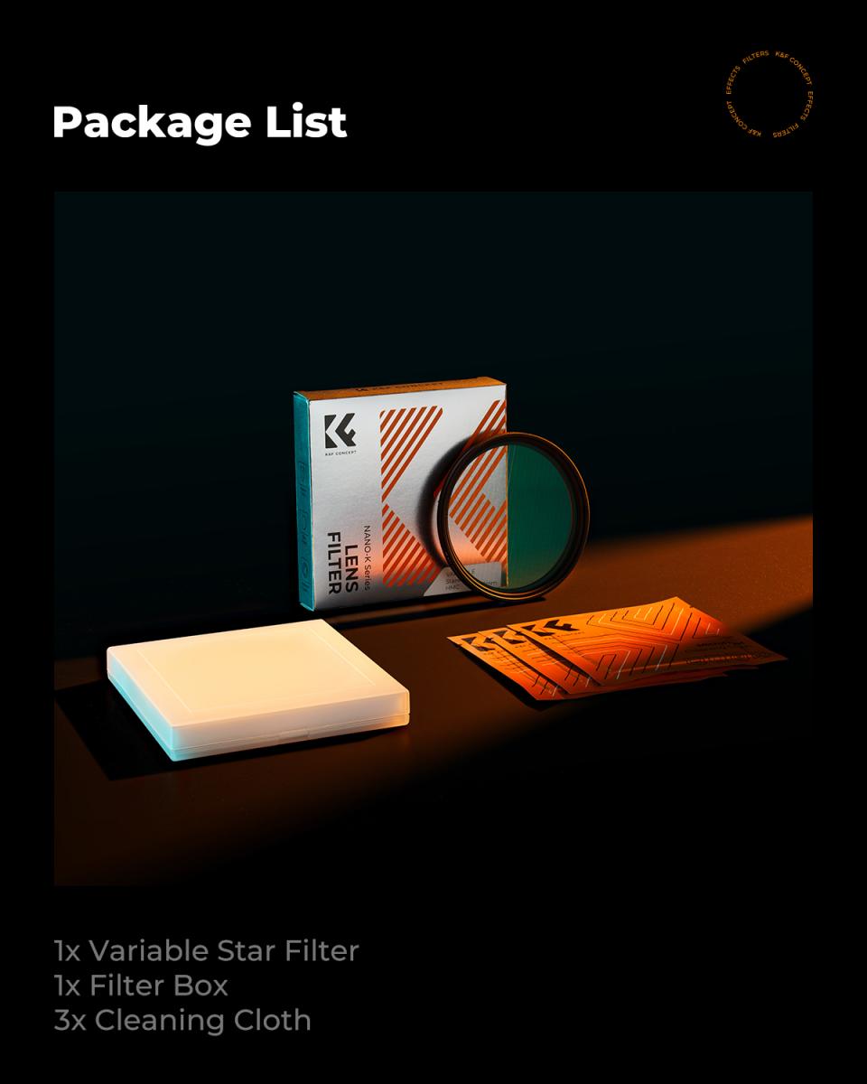 Cross Screen Camera Filter 82Mm 4-8 18 - KENTFAITH