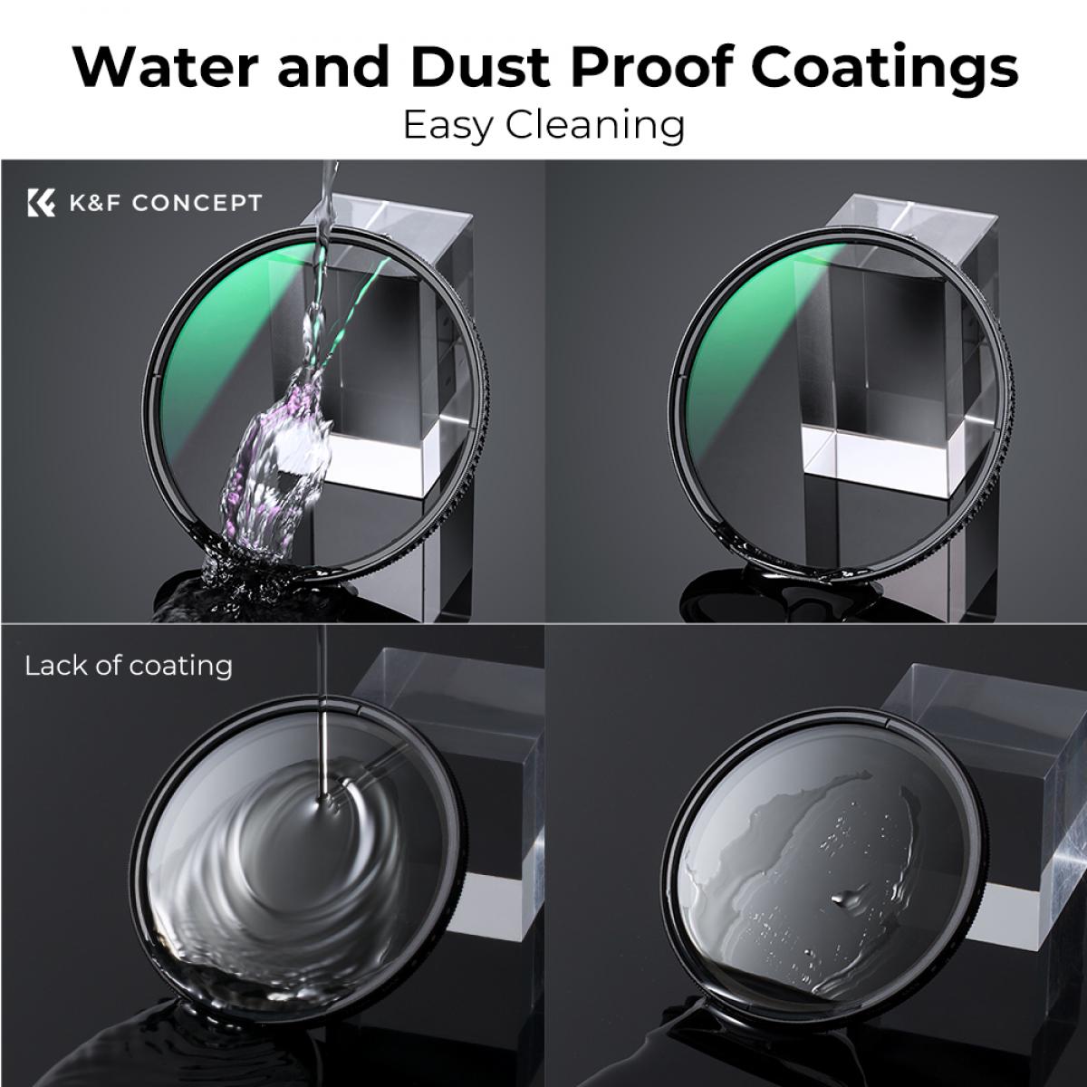 Camera Yellow Filter 52Mm 28 K&F Concept - KENTFAITH