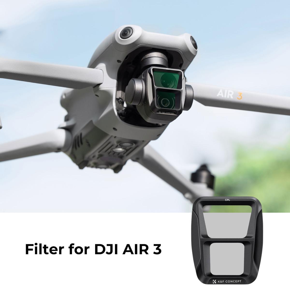 Dji Air 3 Polarizer Filter, 28 | K&F Concept - KENTFAITH