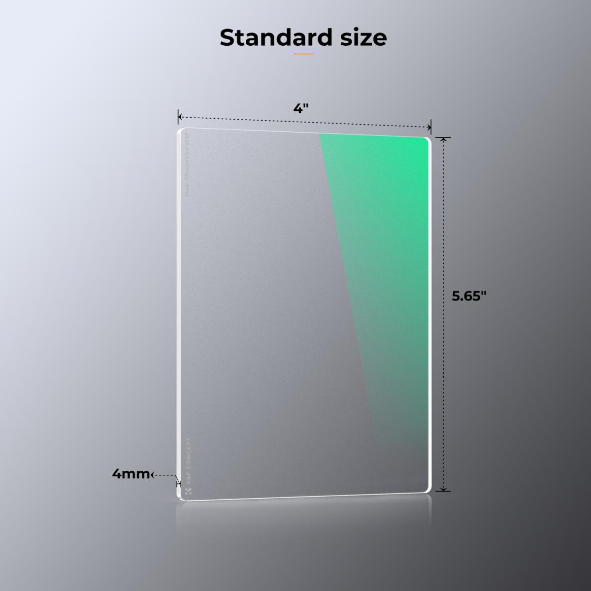 1/4 Black Mist Filter Matte Box 4"x5.65" - KENTFAITH