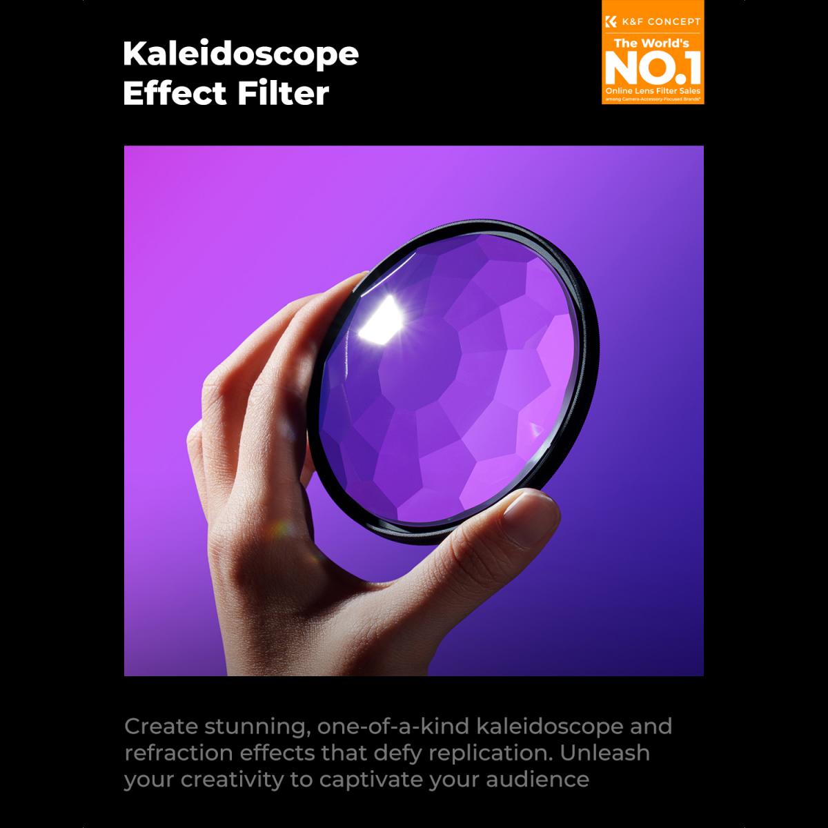 82mm Kaleidoscope Filter | K&F Concept Special Effects Filter ...