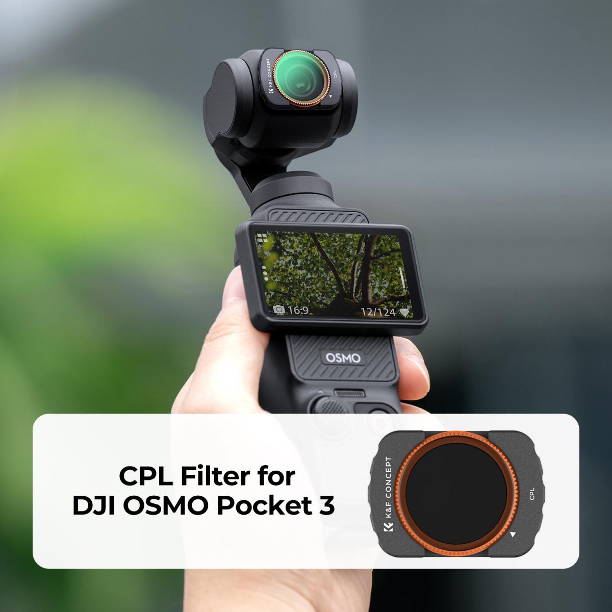 DJI Osmo Pocket 3 Magnetic CPL Circular Polarizer Filter - KENTFAITH