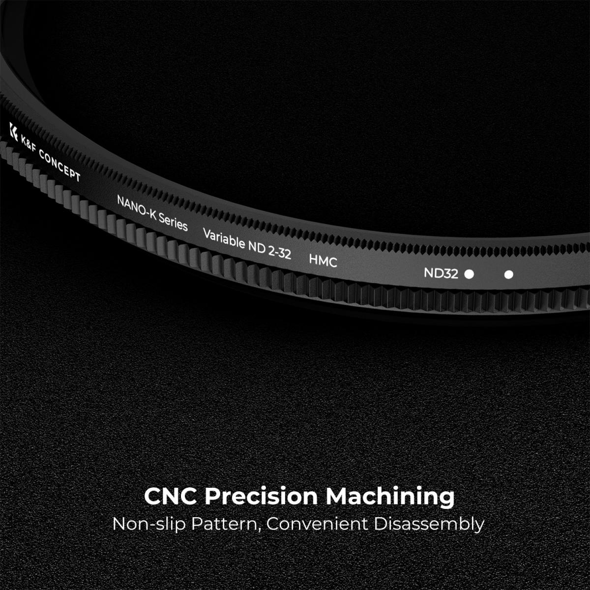 67mm Variable ND Filter ND2-ND32 Nano-K Series - KENTFAITH