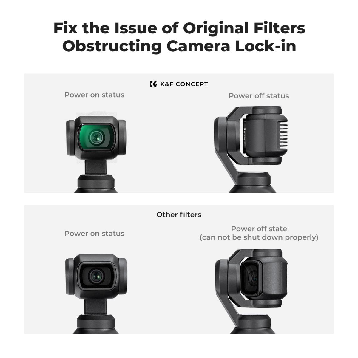 DJI Osmo Pocket 3 Create Combo Magnetic Black Mist 1/8 Filter - KENTFAITH