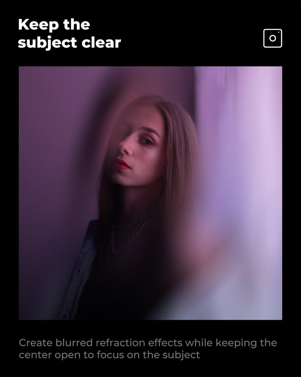 58mm Centerfield Split Diopter Filter Special Effect - K&F Concept