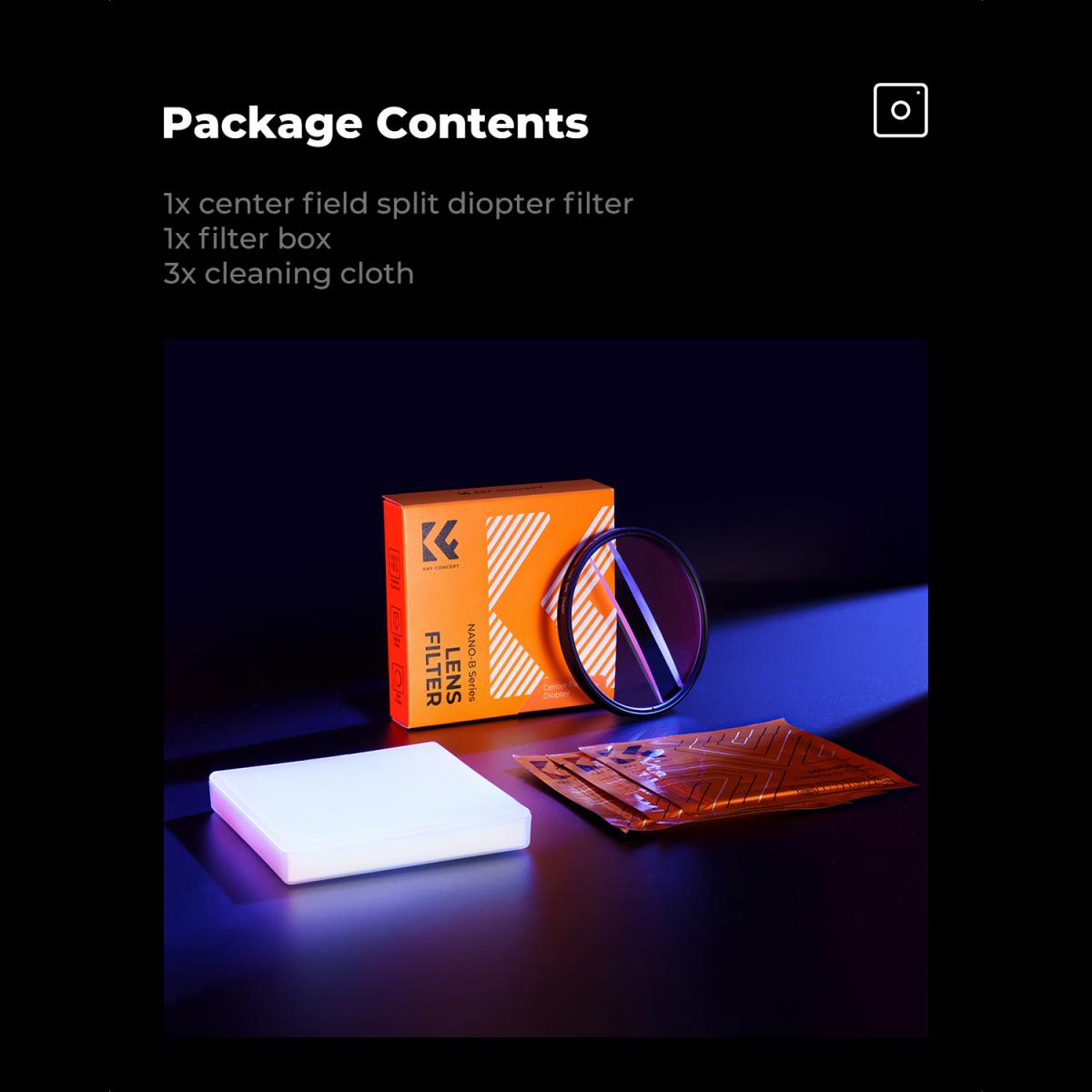 82mm 0.5 Lens Diopter - KENTFAITH