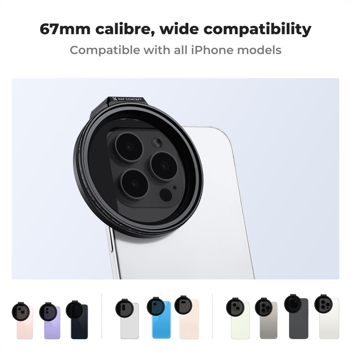 Iphone Lens Filter Kit | Magnetic Nd Filter Iphone | K&F Concept ...