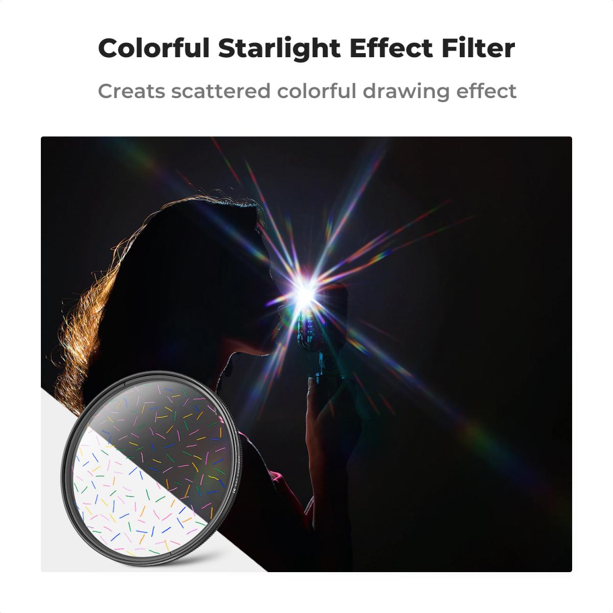 82mm Colorful Streak Filter - K&F Concept