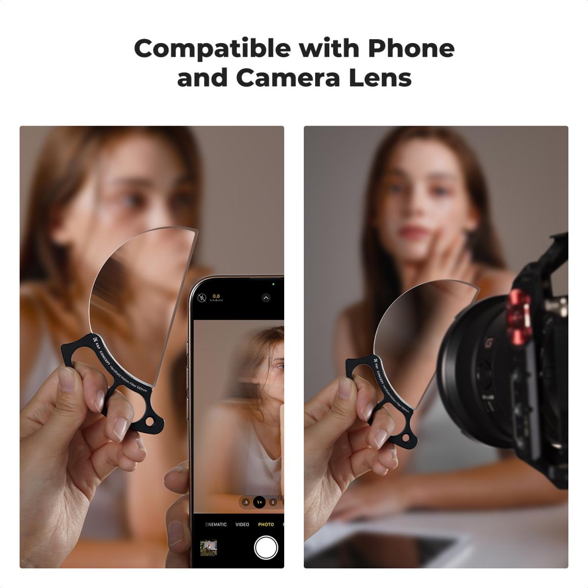 100mm Handheld Motion Blur Filter Optical Glass Prism Special Effect ...
