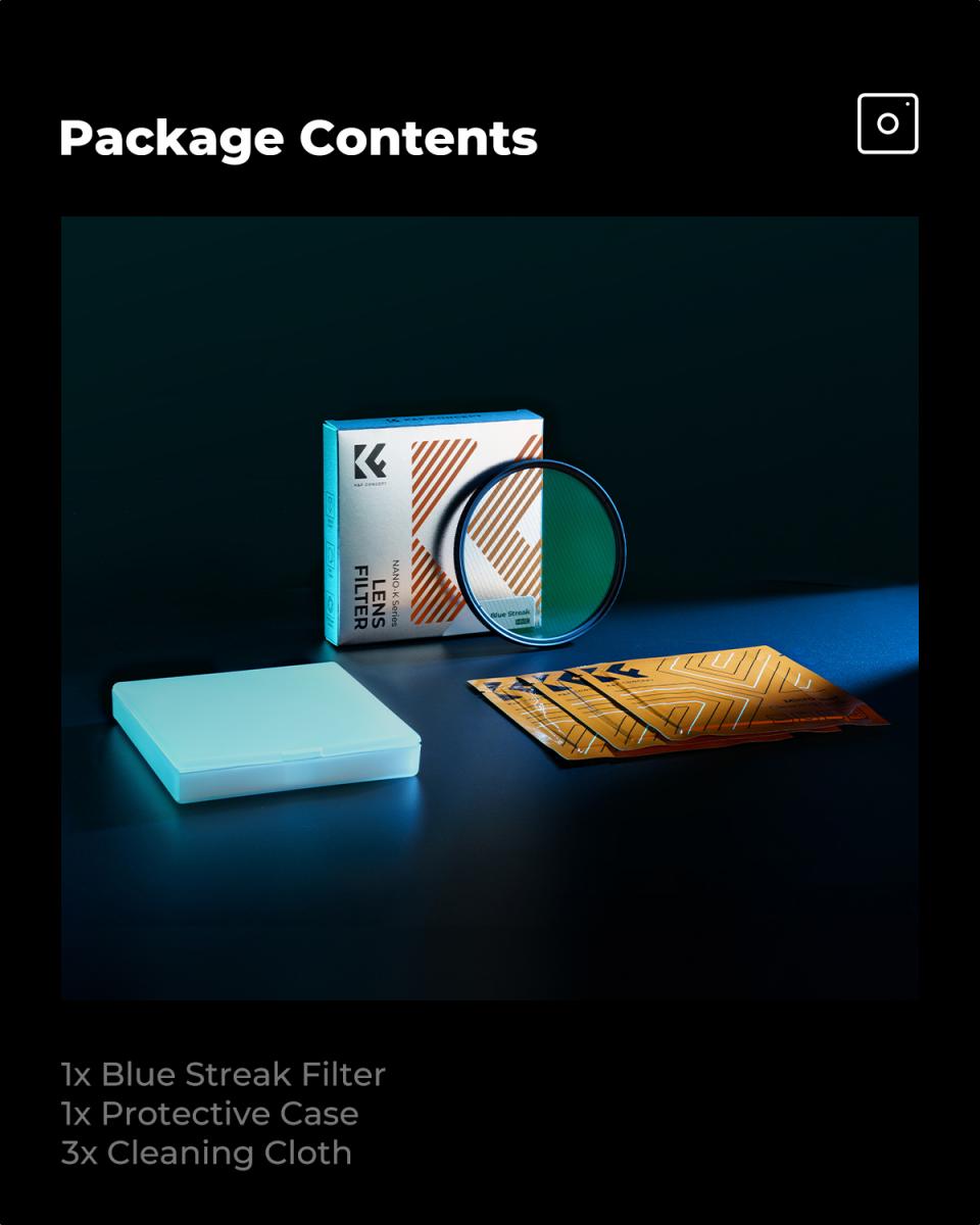 Vr Lens Blue Filter 49Mm (2Mm) K&F Concept - KENTFAITH